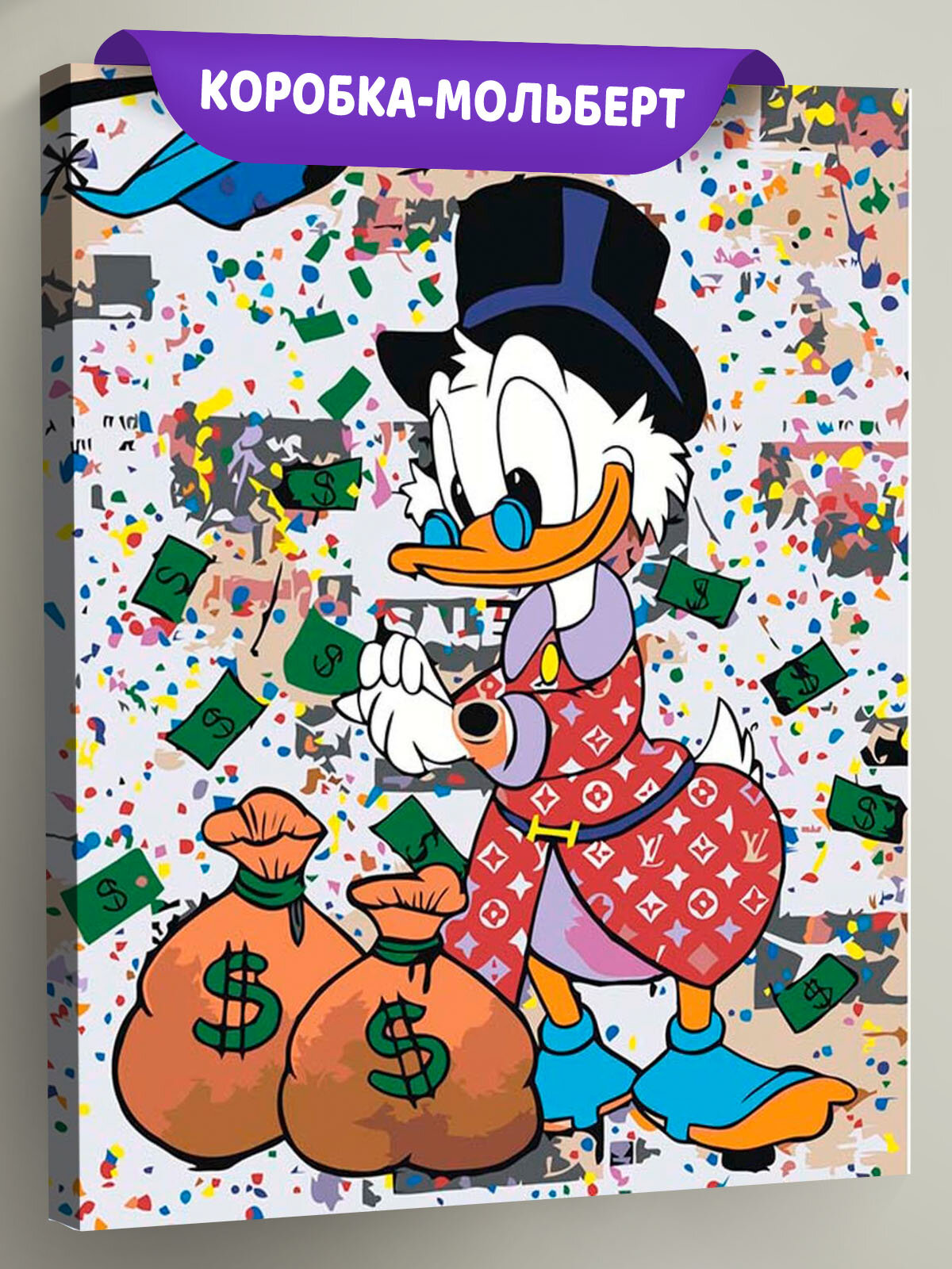 Картина по номерам Цветное