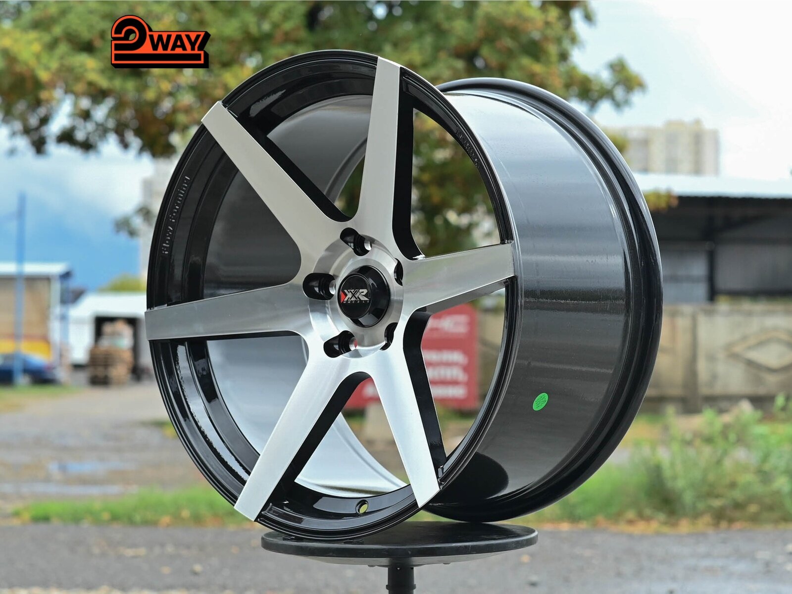 Комплект дисков R18 Taigiro XXR 9.5J ET30 5*114.3 (K042) Черный с фрезерованными спицами