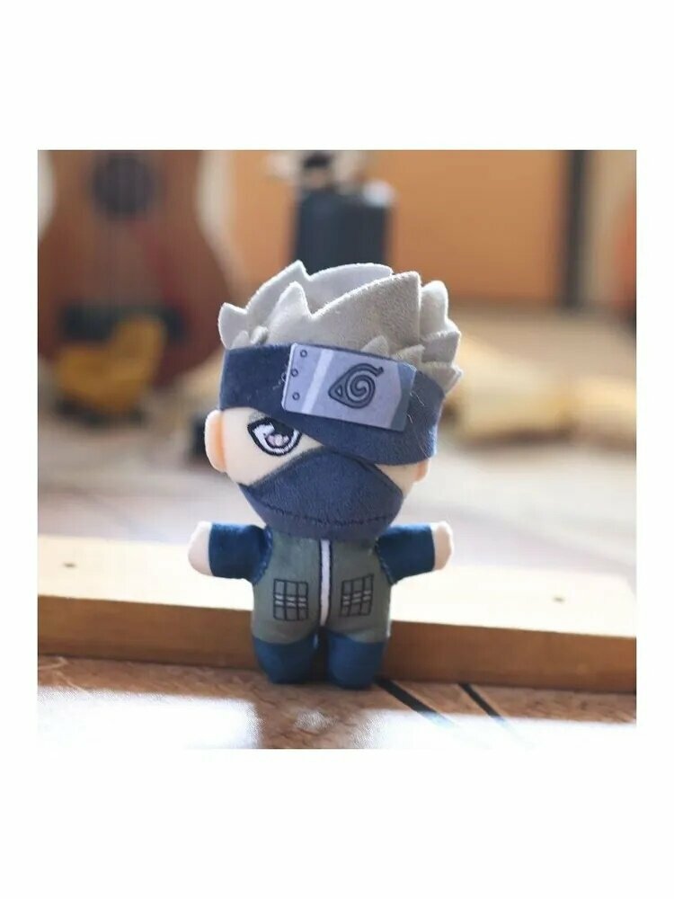 Naruto anime мягкая фигурка брелок с наполнением из пп хлопка sasuke kakashi рюкзак амулет серый