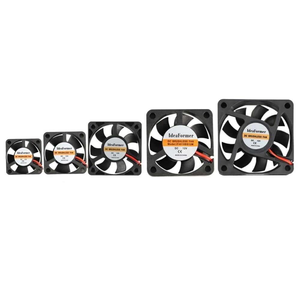 Вентилятор охлаждения для 3D-принтера 2510 3010 4010 5010 6015 мм с 2-контактным проводом Dupont, длина провода 30 см, напряжение постоянного тока 5 В, 12 В, 24 В. Доступны различные варианты.