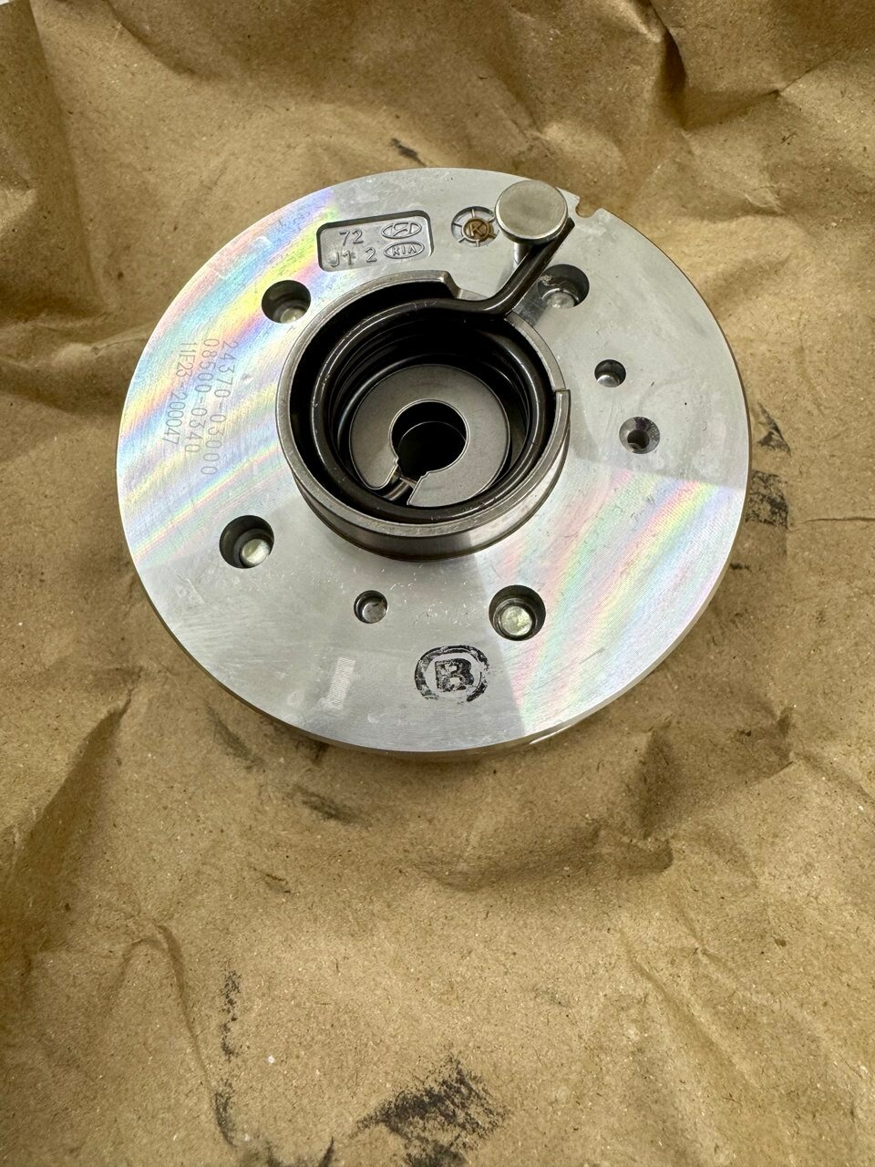 Новый Оригинальный фазорегулятор 2437003000 ванос/Звездочка выпускного распредвала