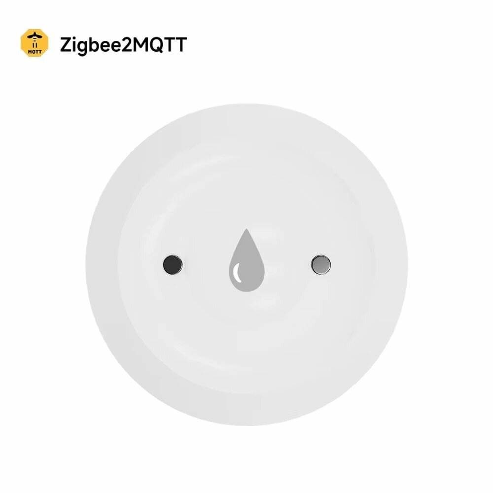 Датчик погружения в воду Tuya ZigBee 3.0 2MQTT, датчик протечки Smart Life, сигнализация подключения к водопроводу, помощник Home Assistant, детектор протечки воды Z2M