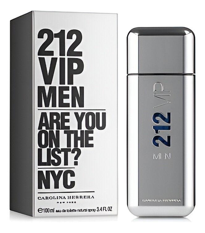 Туалетная вода Carolina Herrera 212 Men Vip, мужская, восточные ноты, 100мл