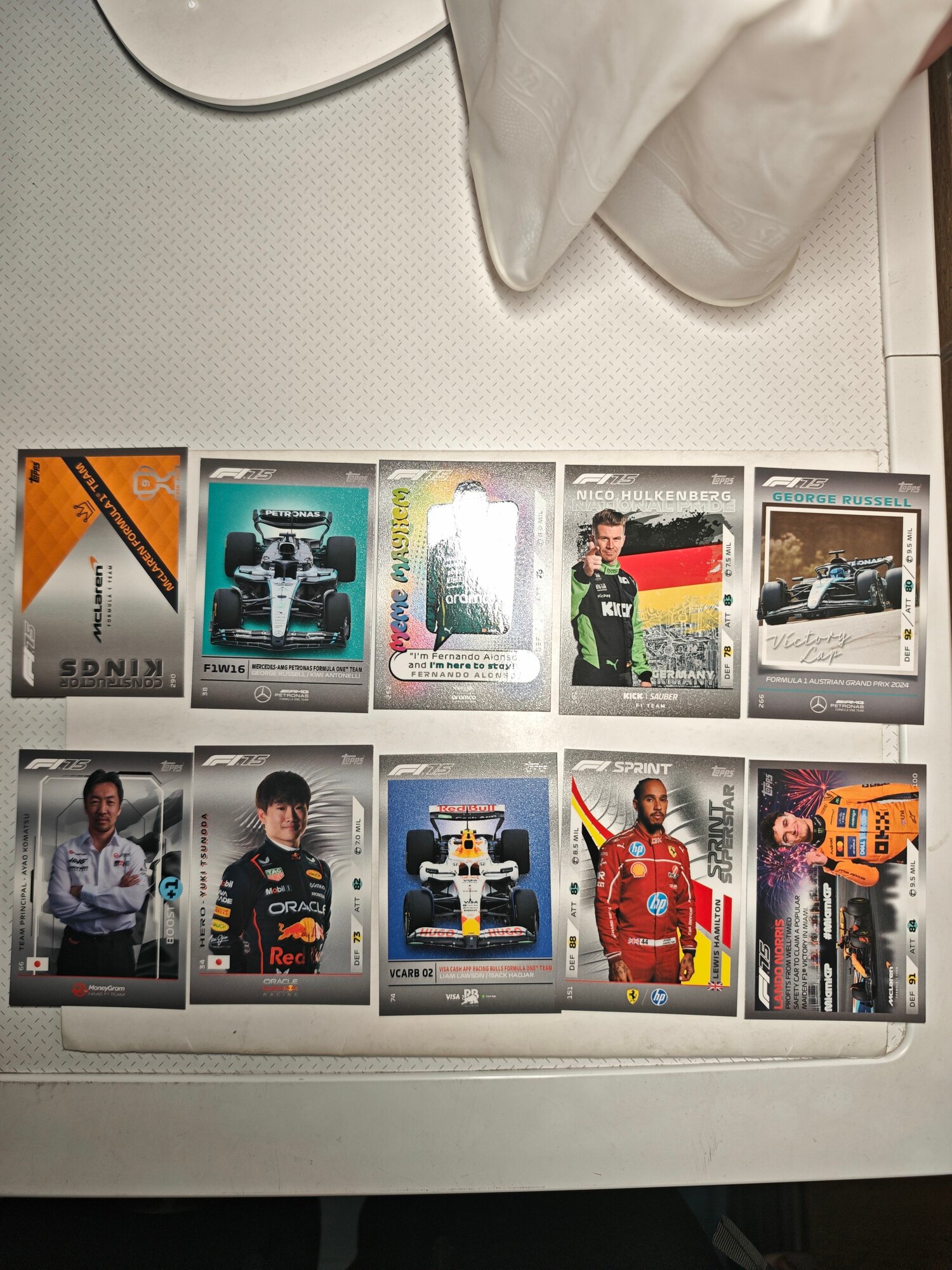 Коллекционная карточка Topps Formula 1 Racing Car 2025 Turbo ATtax Standard Card