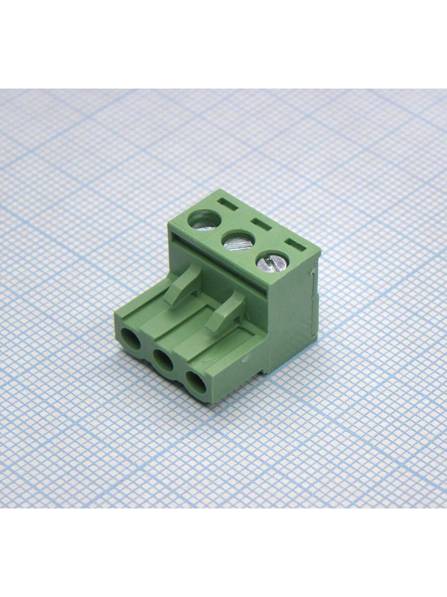 Разъем Degson 2EDGK-5.08-03P-14-1000ZH (упаковка 10шт) клеммный блок 3 контакта