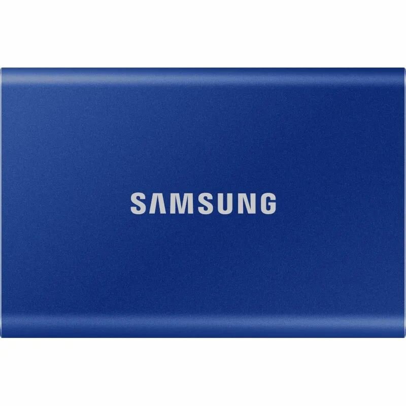 Портативный SSD Samsung T7, 2Tb, Indigo Blue (MU-PC2T0H/WW)