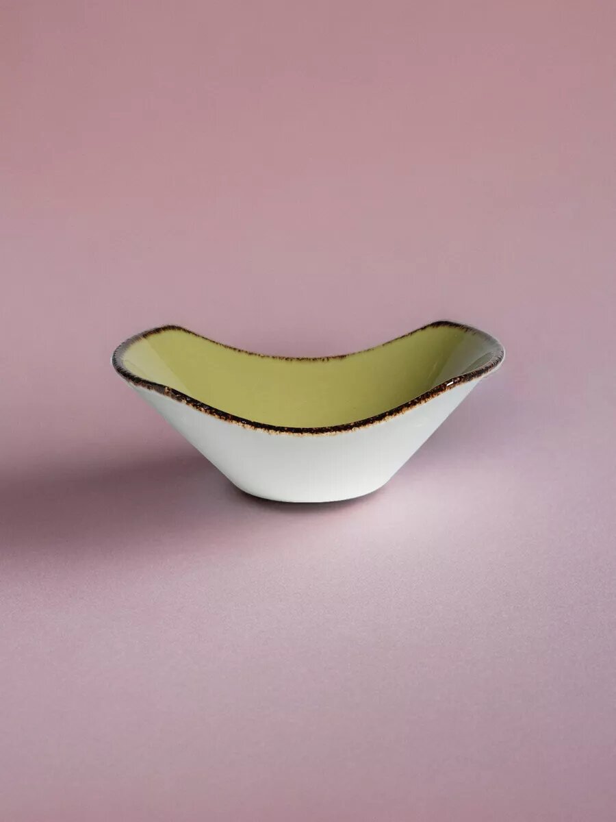 Салатник Steelite Террамеса Олива, фарфоровый, 240 мл