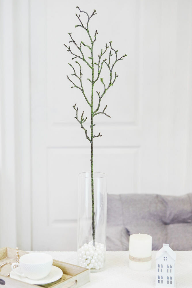 Декоративная ветка предчувствие весны, пластик, 78 см, Edelman 1040579