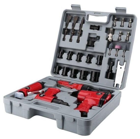 Набор пневмоинструмента Deko Premium, 34 предмета