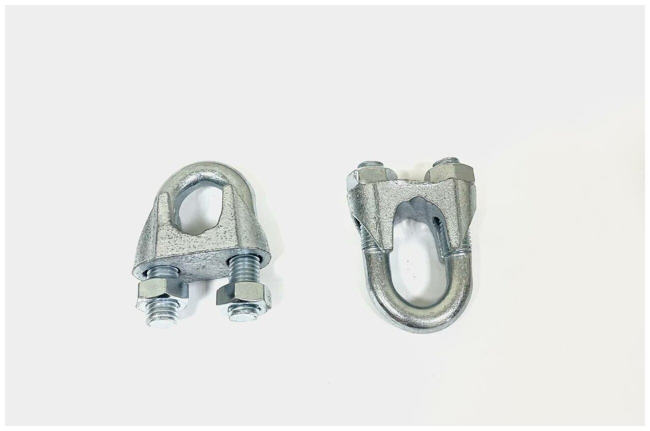 Зажим 6 д/стальных канатов цинк (25шт)