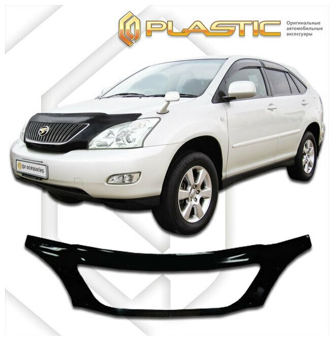 Дефлектор капота Lexus RX U30-U38 2003-2009 Classic черный exclusive