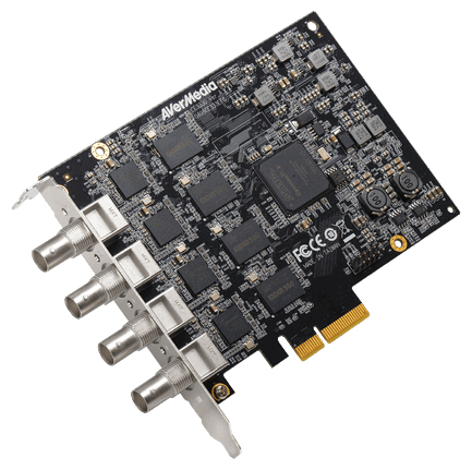 Купить Карта захвата видео AVerMedia Quad SDI PCIe Capture Card CE314 ...