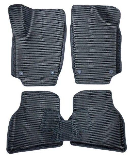 Комплект ковров с бортами EVA для авто VOLKSWAGEN Polo 5 / фольксваген Поло 5 2010-2020гг.