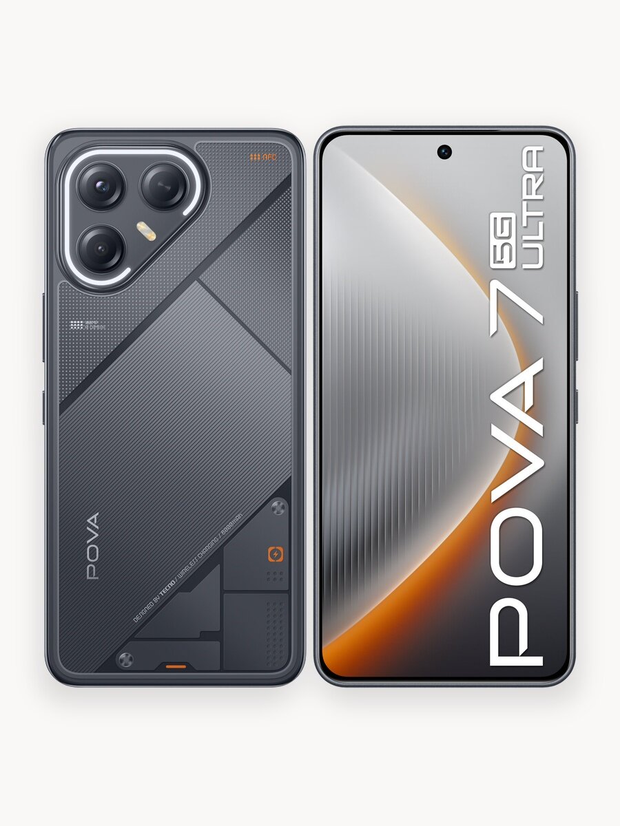 Смартфон TECNO POVA 7 Ultra 5G 8ГБ/256ГБ, черный (geek black)