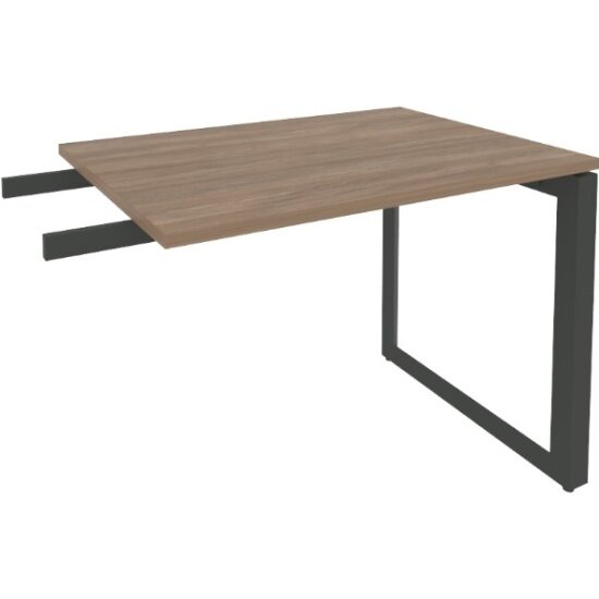 Брифинг-приставка Riva на О-образном м/к O. MO-BR-9 Дуб аризона/Антрацит металл 980*720*750 (Onix Direct)