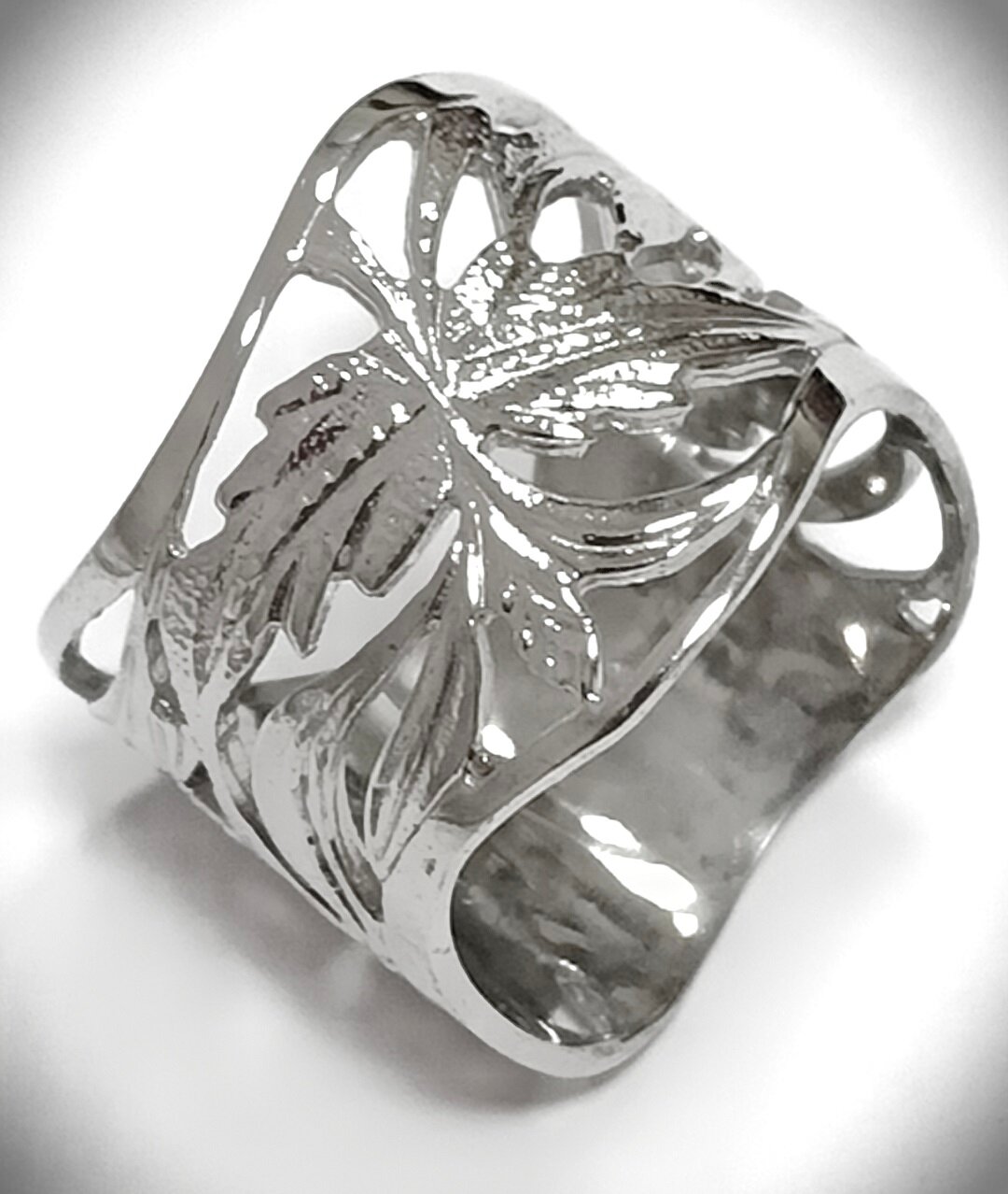 Перстень, серебро, 925 проба, родирование