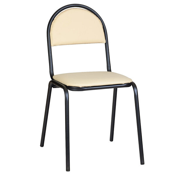 Стул офисный / для посетителя Севен Seven Кожзам (2 шт) V18 бежевый