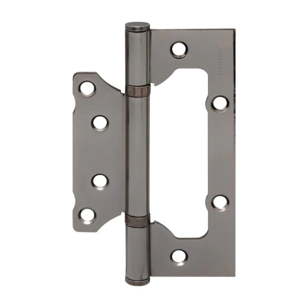 Петля без врезки FIXBERG 2BB 125х75х2,5 мм черный никель