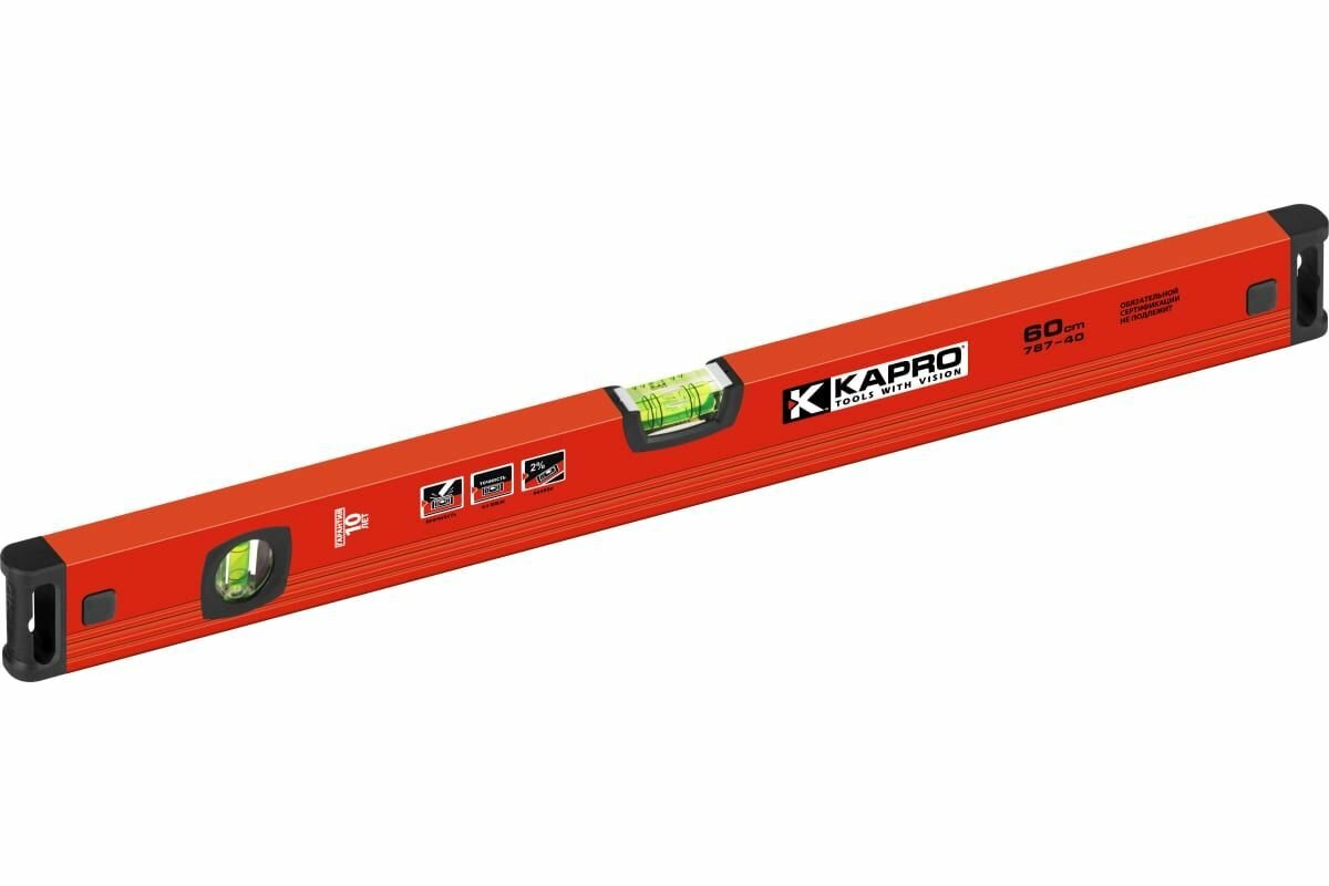 Уровень KAPRO 600мм 2 глазка