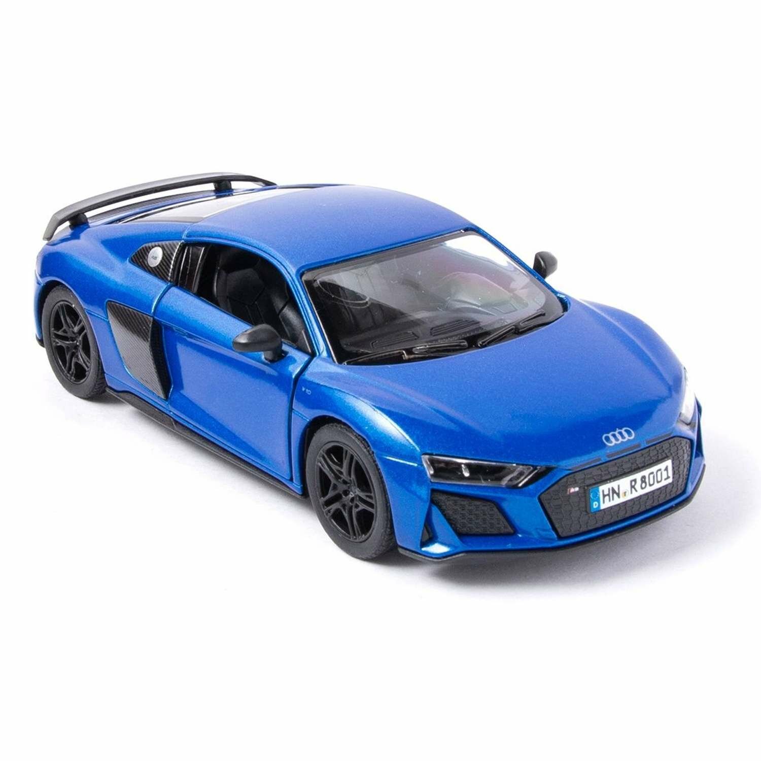 Kinsmart. Модель арт. КТ5422/2 "Audi R8 Coupe 2020" 1:36 (синяя) инерц.