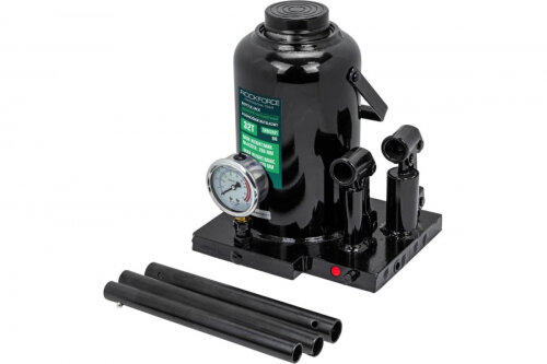 Домкрат гидравлический бутылочный Rock Force 32т, 260-420мм, с клапаном