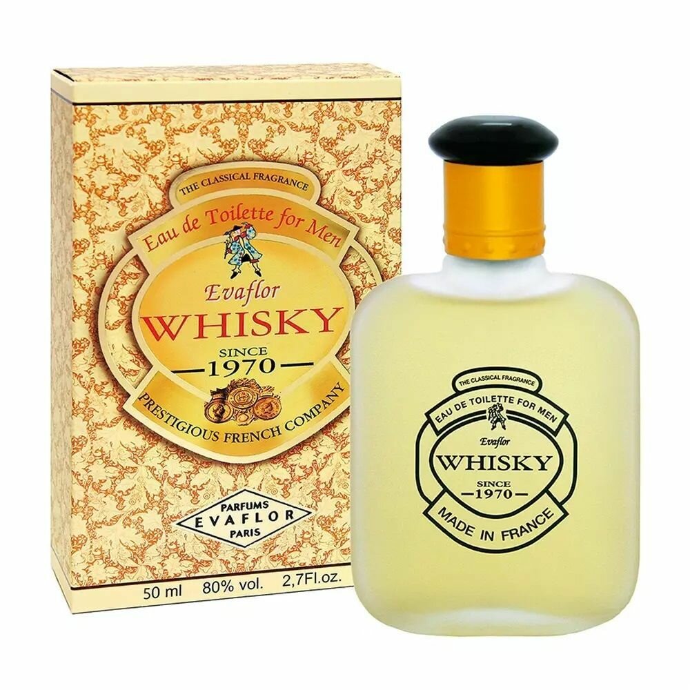 Туалетная вода Evaflor "Whisky Homme", мужской аромат, 100мл