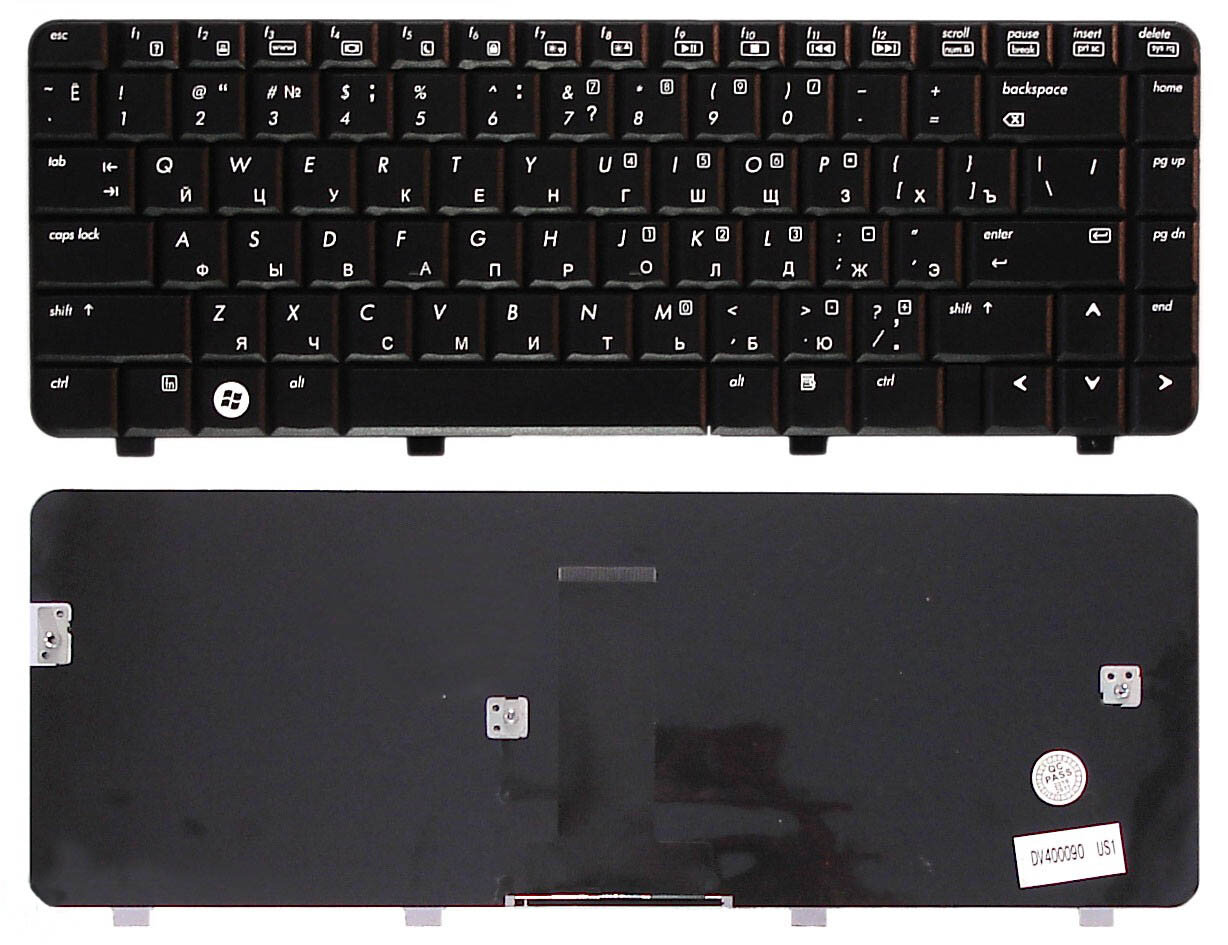 Клавиатура для HP Compaq v071802KS1US00R00 черная