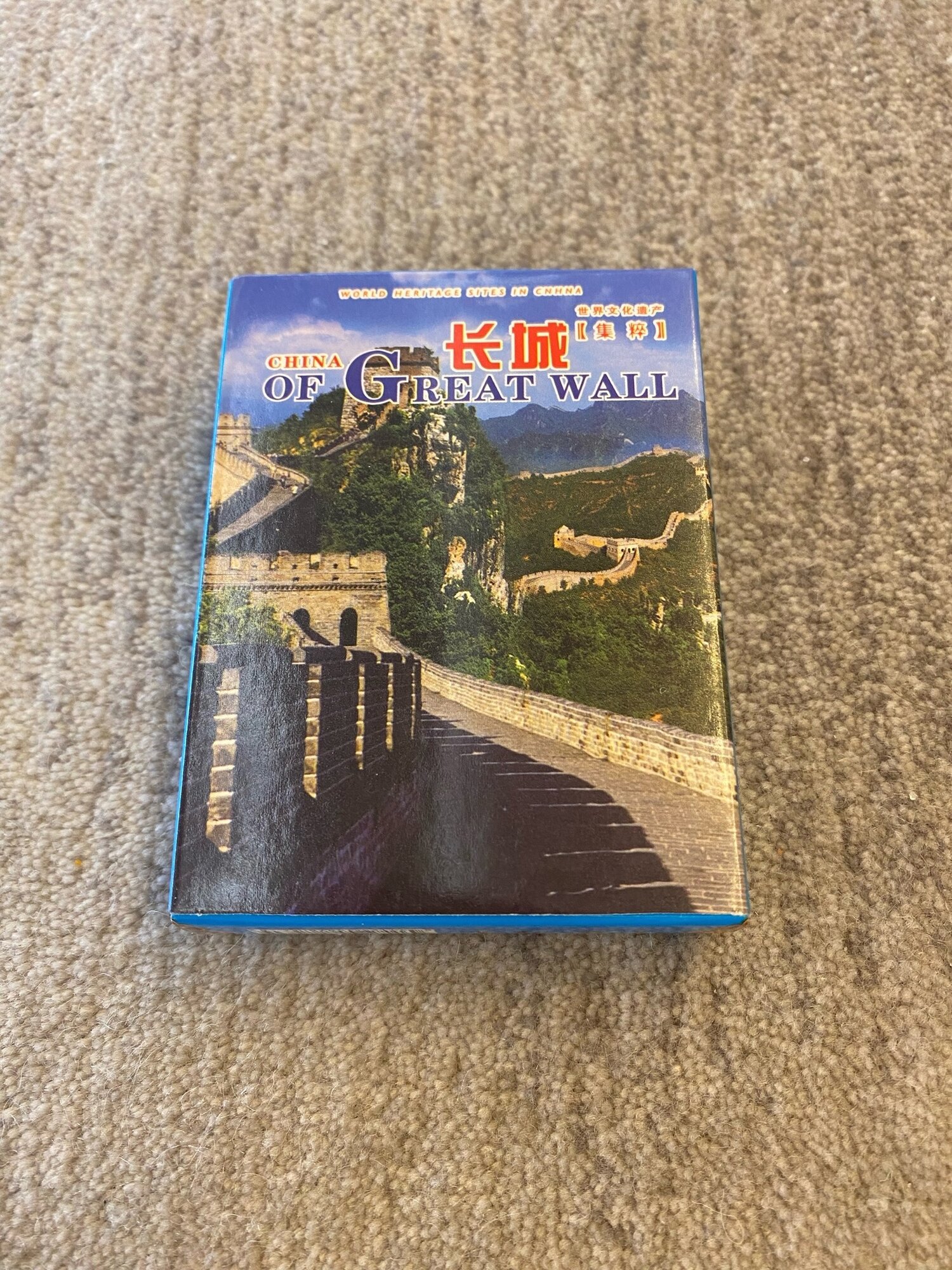 Игральные сувенирные карты " Великая Китайская стена ", 54 шт, пластиковые.