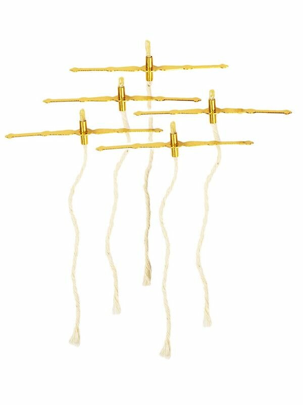 Набор 5 фитилей вощеных с поплавками