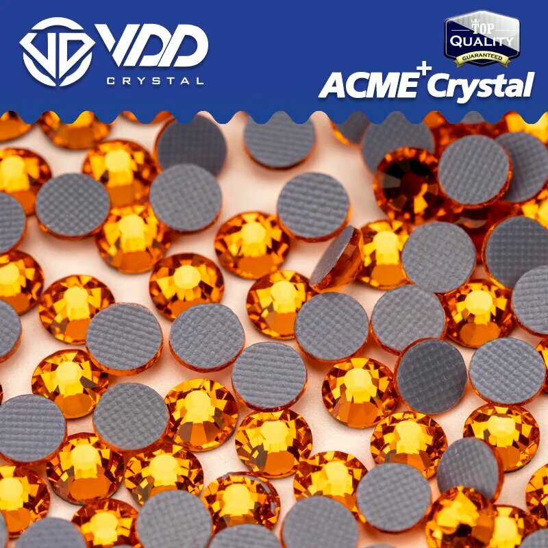 Стразы оранжевые VDD ACME+ Series SS8 (1440 шт), цвет 012 Sun