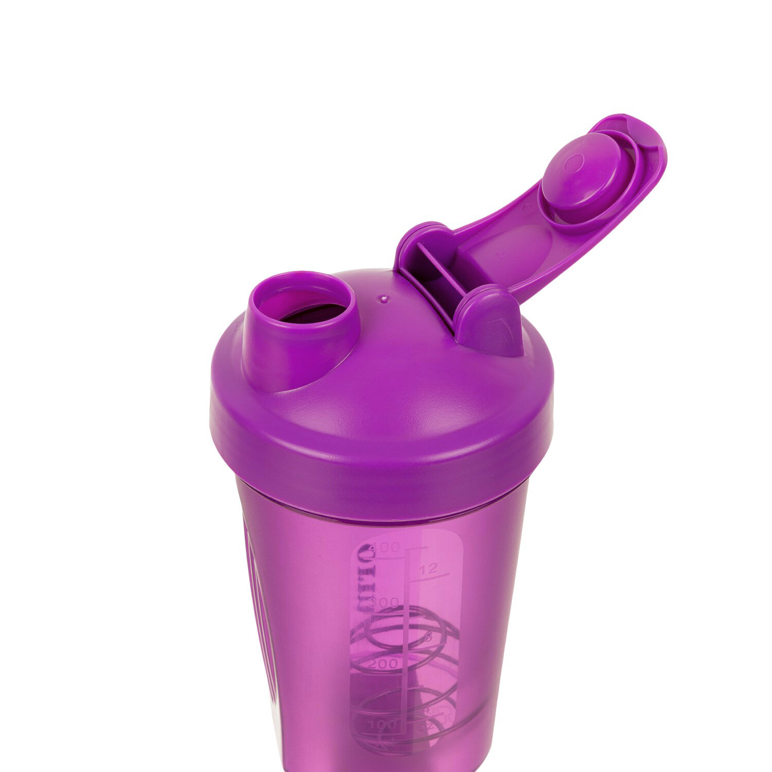 Шейкер BODY Form Shb01-400, спортивный, герметичный, с шариком, фиолетовый