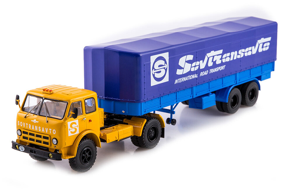 Модель коллекционная SSM Минский 504А с полуприцепом МИНСКИЙ-5205 "совтрансавто"