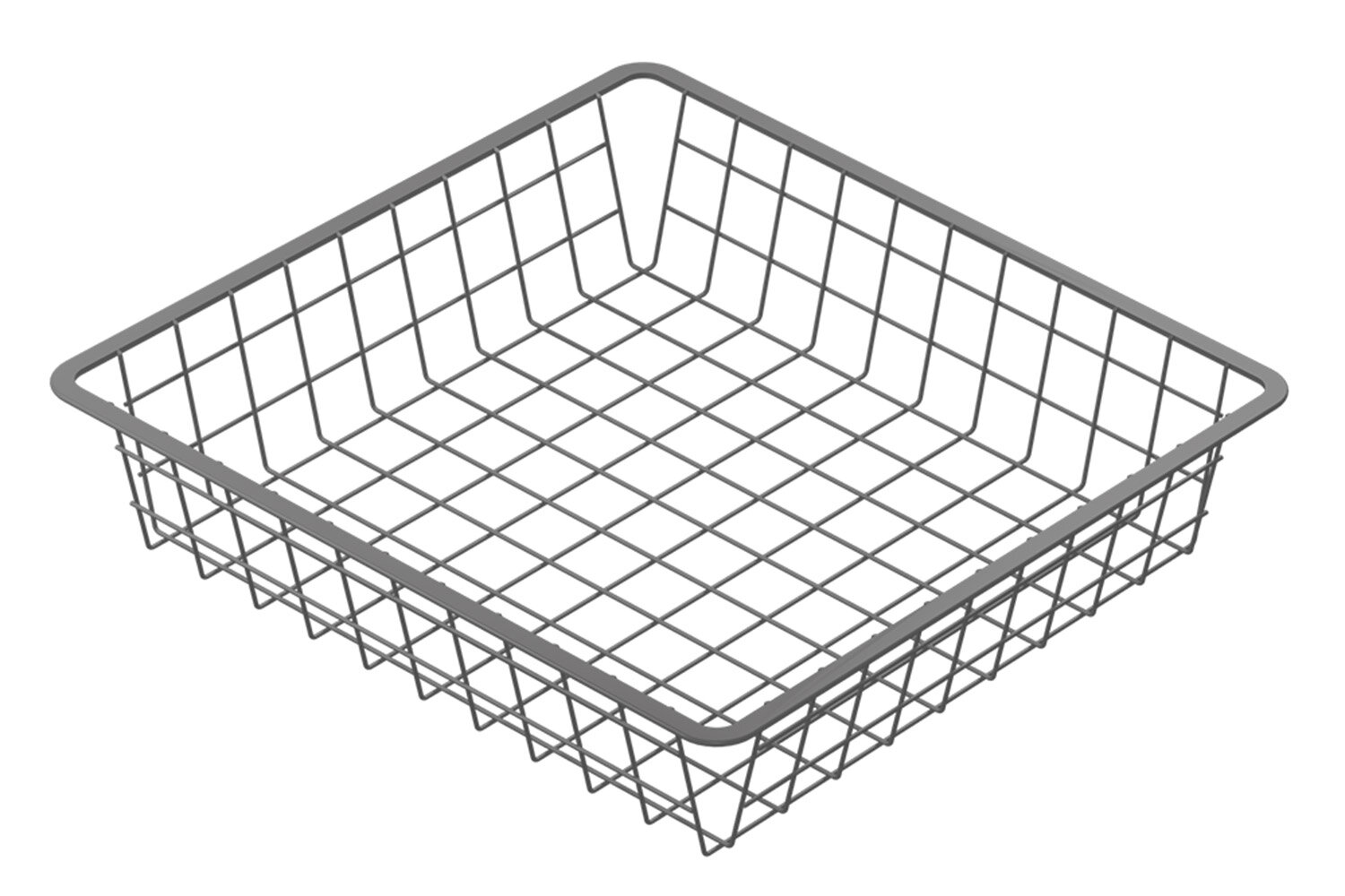 Корзина проволочная выдвижная для каркаса Hoff Оскар, цвет серый