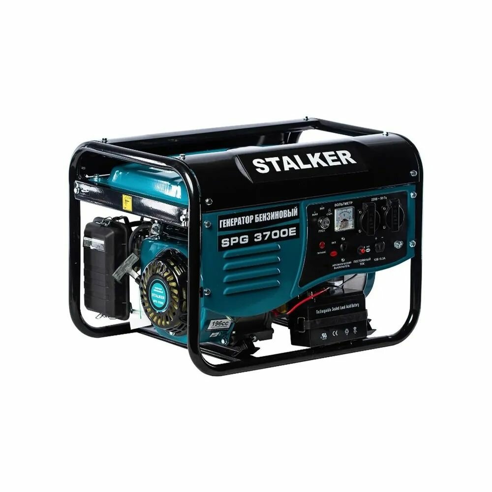 Генератор бензиновый 2,5/2,8кВт 220В руч/электр. SPG 3700E Stalker (N)