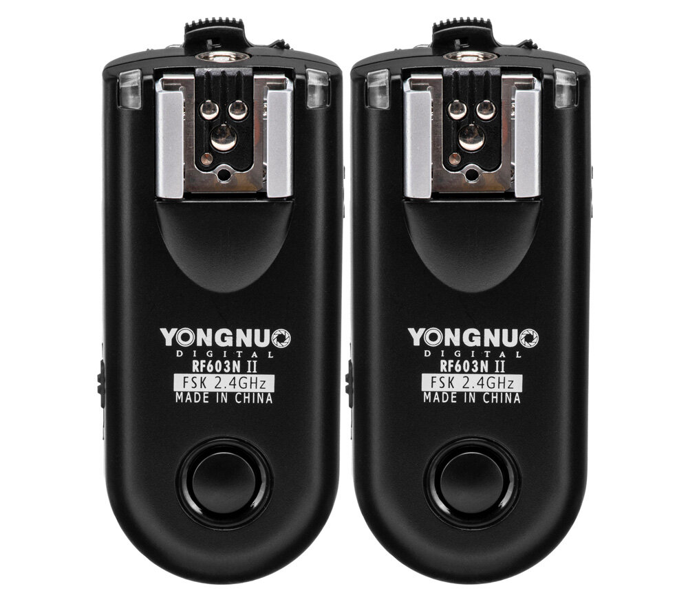 Трансивер + пульт ДУ Yongnuo RF-603N II N3 для Nikon, 1 пара