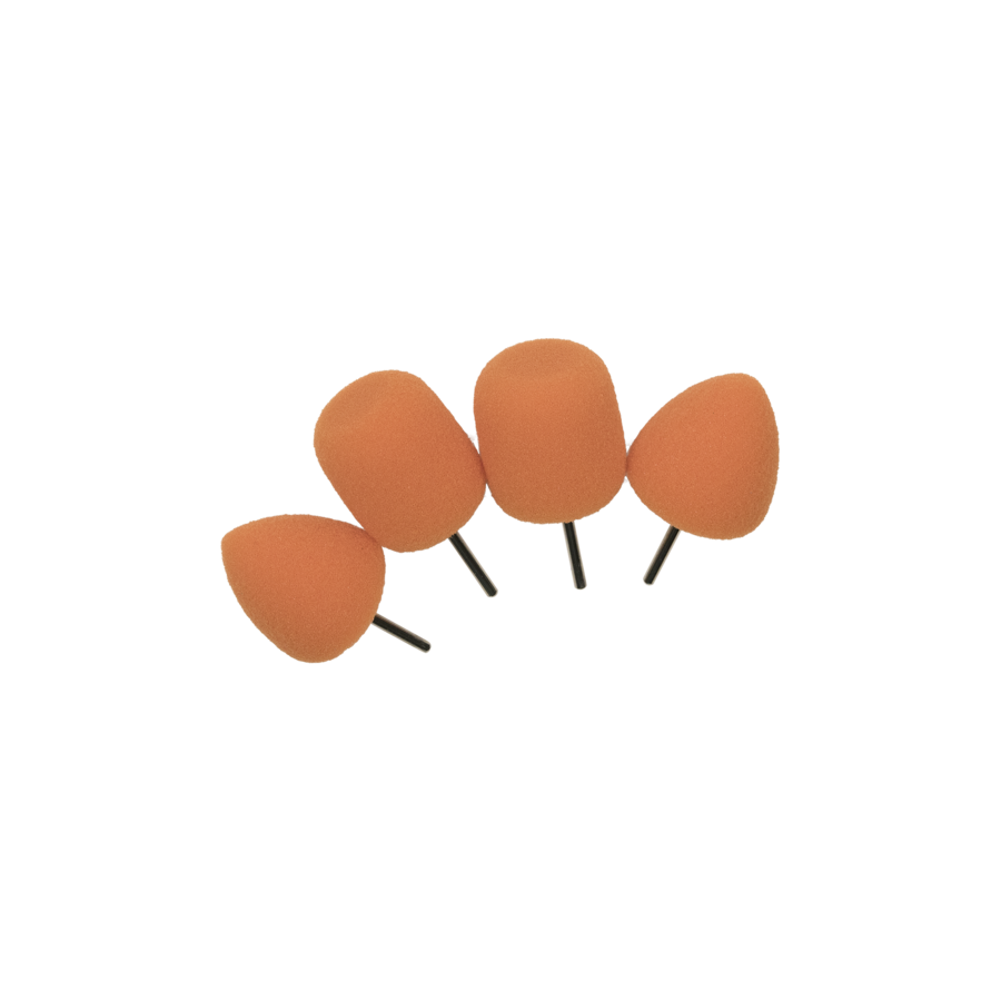 AuTech | Полировальная насадка для гибкого вала (овал, конус) антиголограммная - комплект 4 шт.