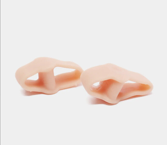 Перегородка с 2мя кольцами межпальцевая телесная ЗДР222