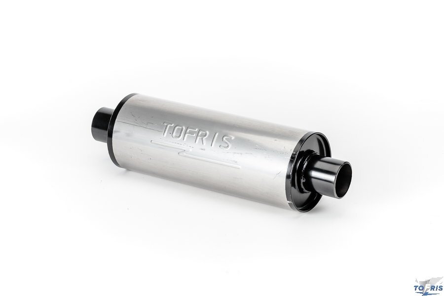 Резонатор 110x350x63мм универсальный, нерж. сталь