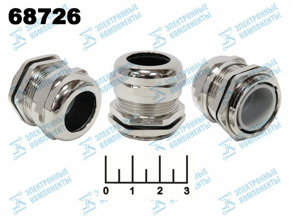 Кабельный ввод PG-21 металл d-28.2 (13-18мм)