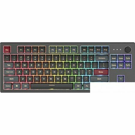 Клавиатура Montech MKey TKL Darkness MK87DY, игровая, механическая, пластик, интерфейс подключения - USB-A, кириллица