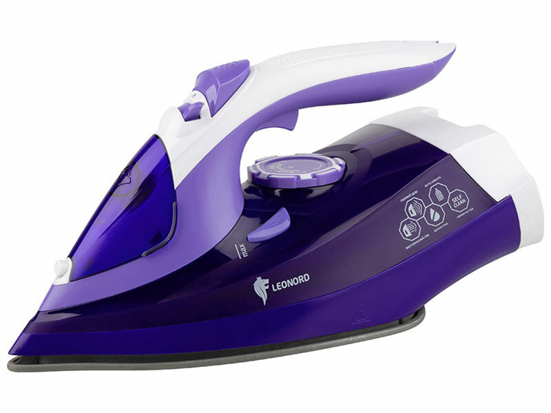 Утюг беспроводной Leonord LE-1807U, фиолетовый, 2600 Вт, керамика (108250)