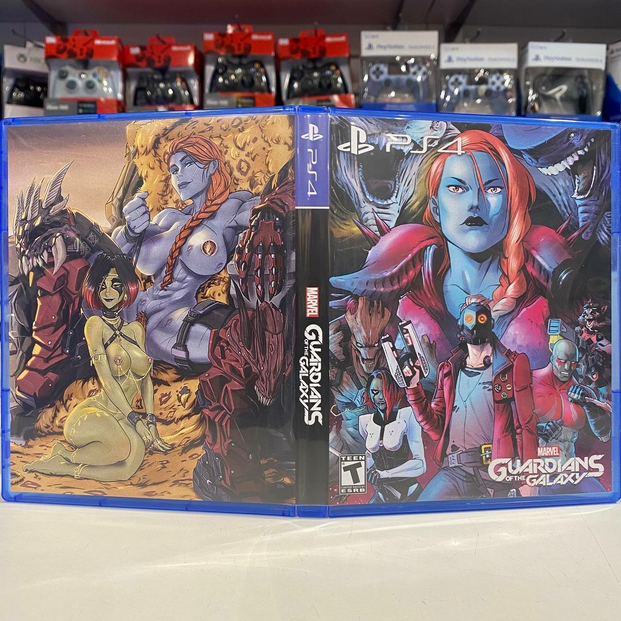 Эксклюзивная обложка PS4 для Marvel’s Guardians of the Galaxy/ Cтражи Галактики №6