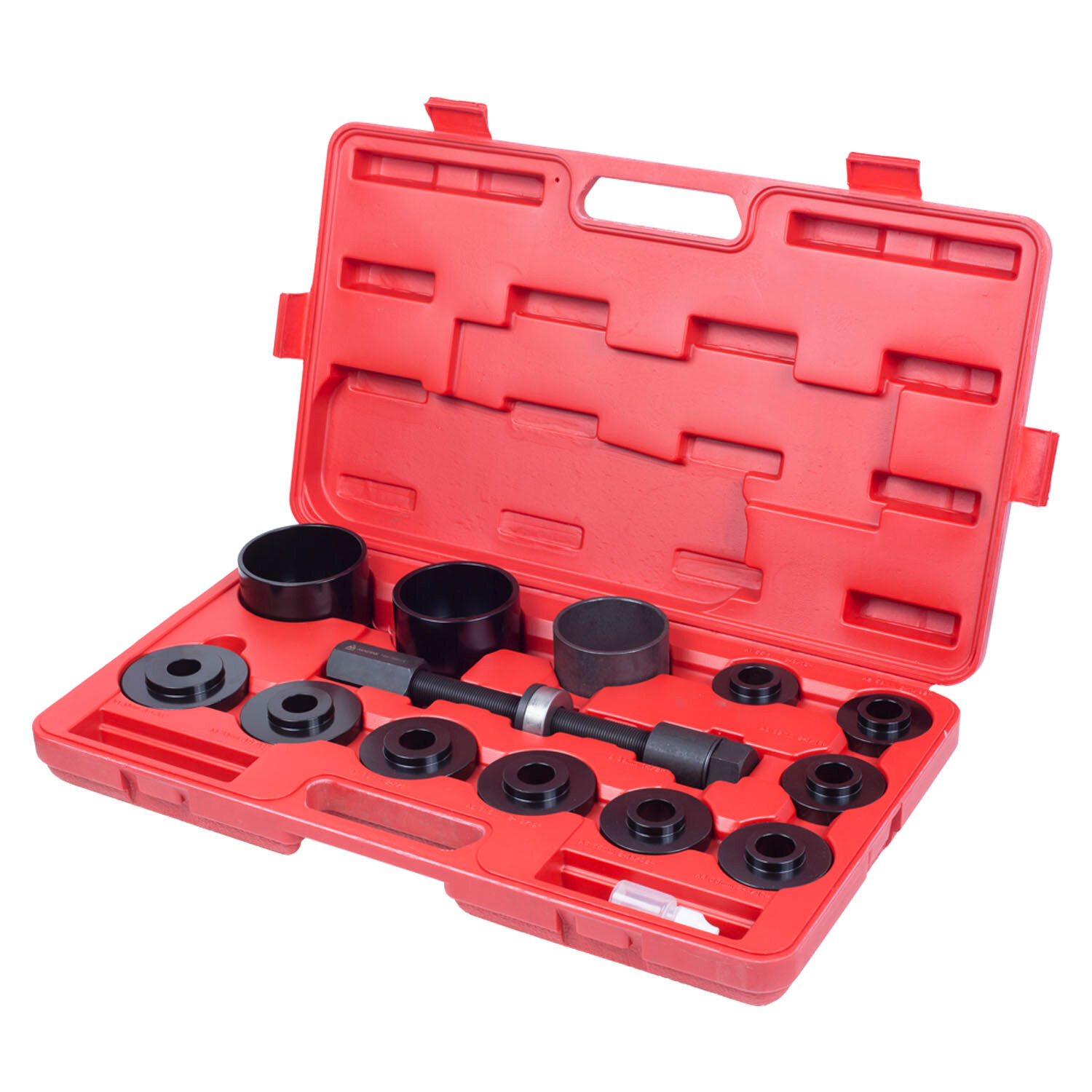 Набор оправок для монтажа и демонтажа ступичных подшипников, кейс, 14 предметов мастак 100-30014C