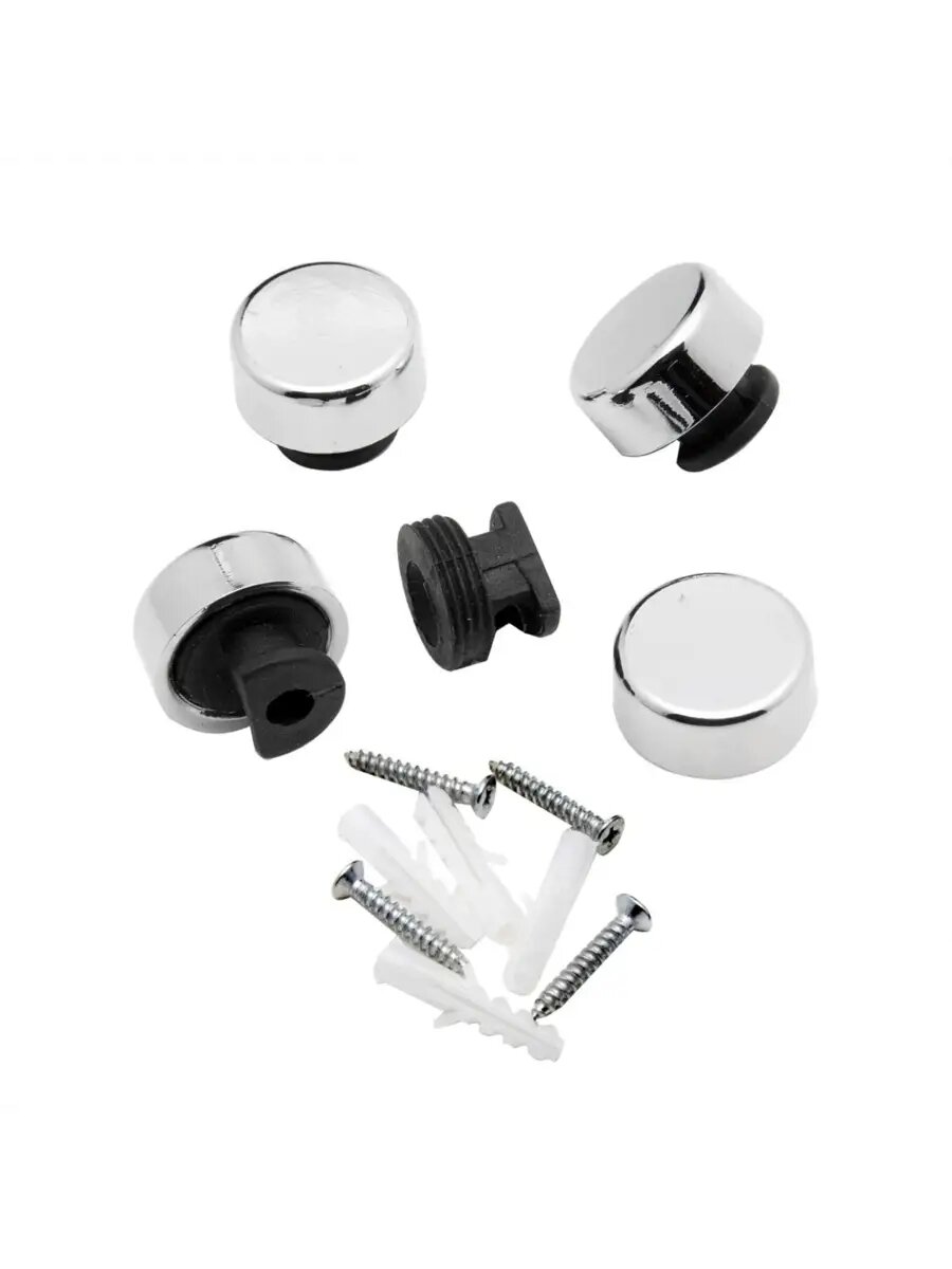 Держатели зеркала AvaGlass, крепление на саморезы, материал пластик