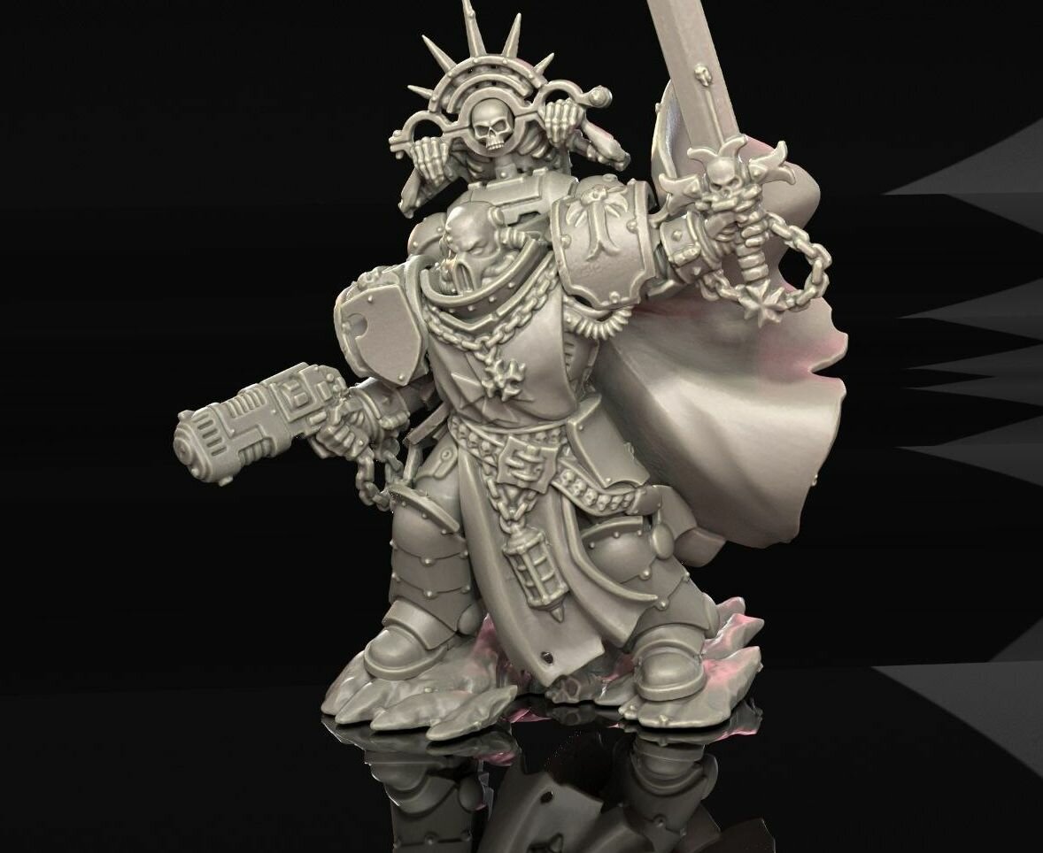 Warhammer 40000 Миниатюра Black Templar Marshall