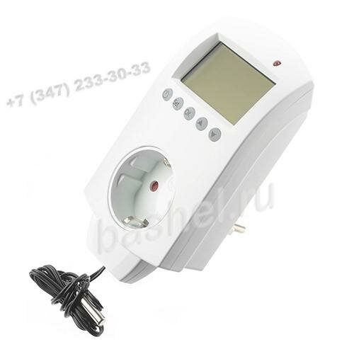 Терморегулятор ROBITON TR-01 (автономный для обогревателей и кондиционеров до 3600 Вт) с датчиком температуры длиной 80