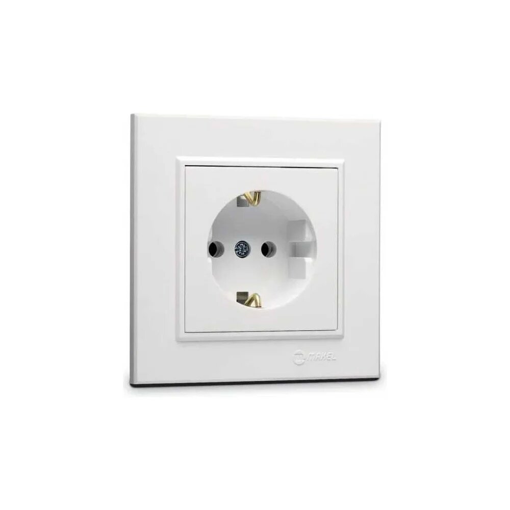 Розетка MAKEL с/з СП Karea 16А IP20 белый 56001028