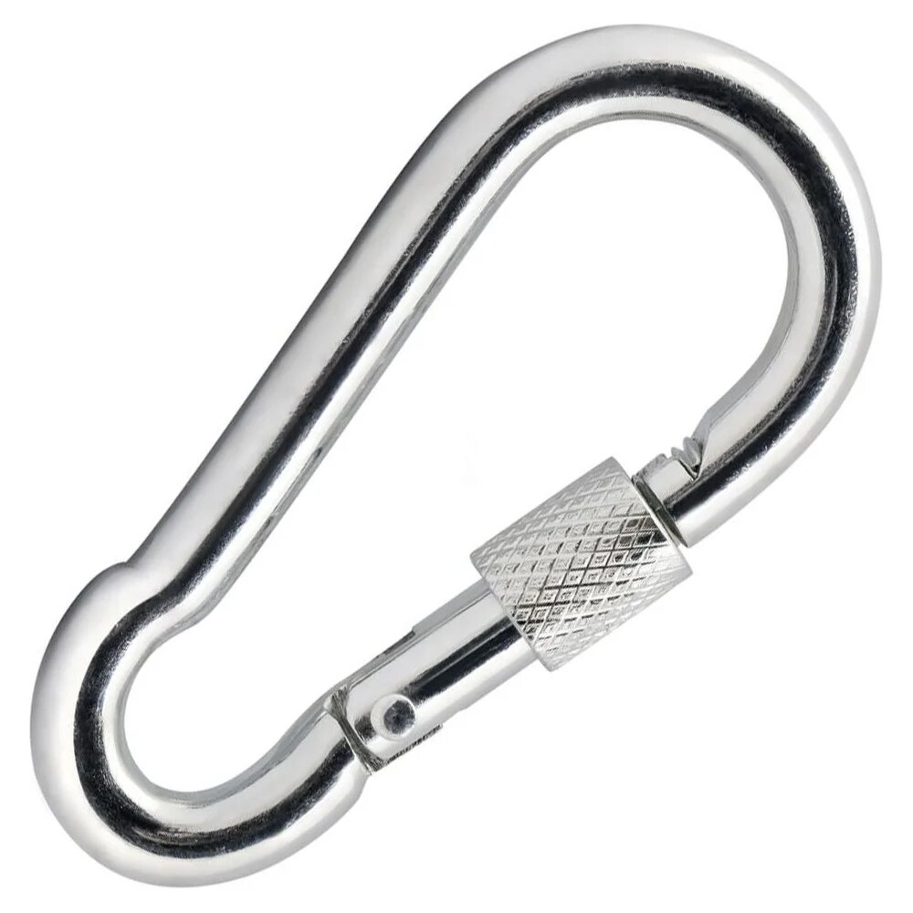 ООО ПКФ Сварком Карабин 6x60 с фиксатором нержавейка cр13294