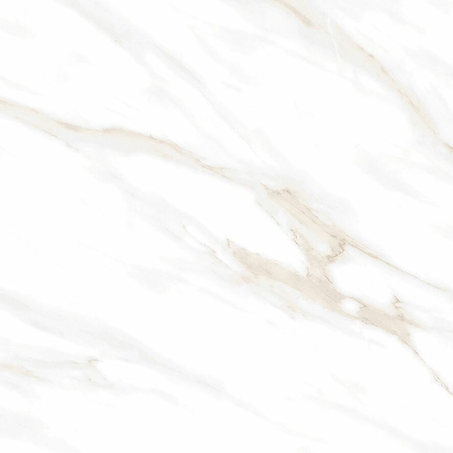Ceradim Керамогранит Calacatta Clarity Gold белый мат 60x60 8 мм (цена за 1.44 м2)