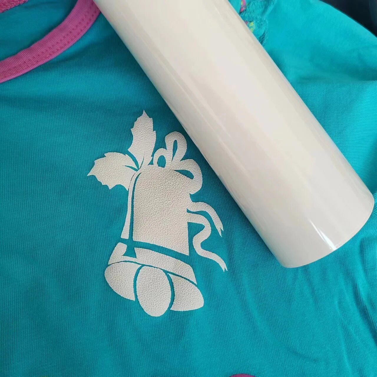 3D теплопередающий винил CHEONET для нанесения логотипа baby pink